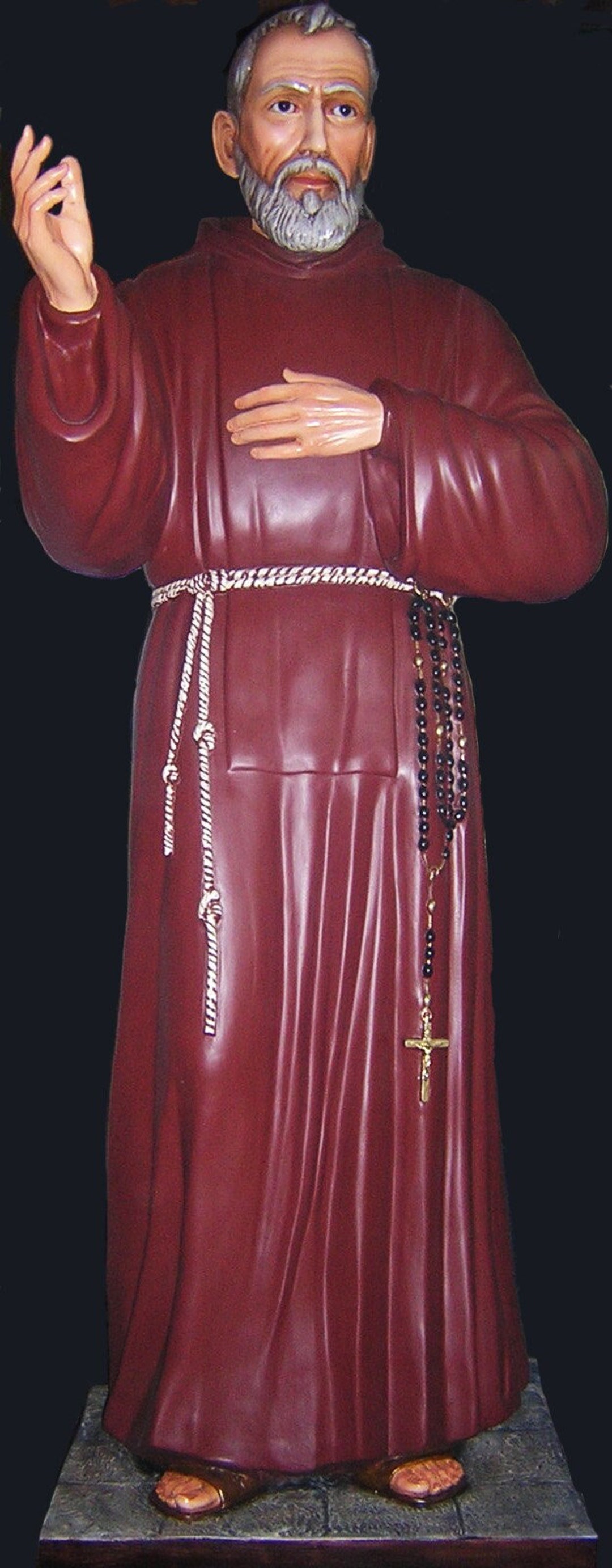 Fiberglass Statue of St Jeremiah the Prophet. Cm. 170 - 67". Religious ...