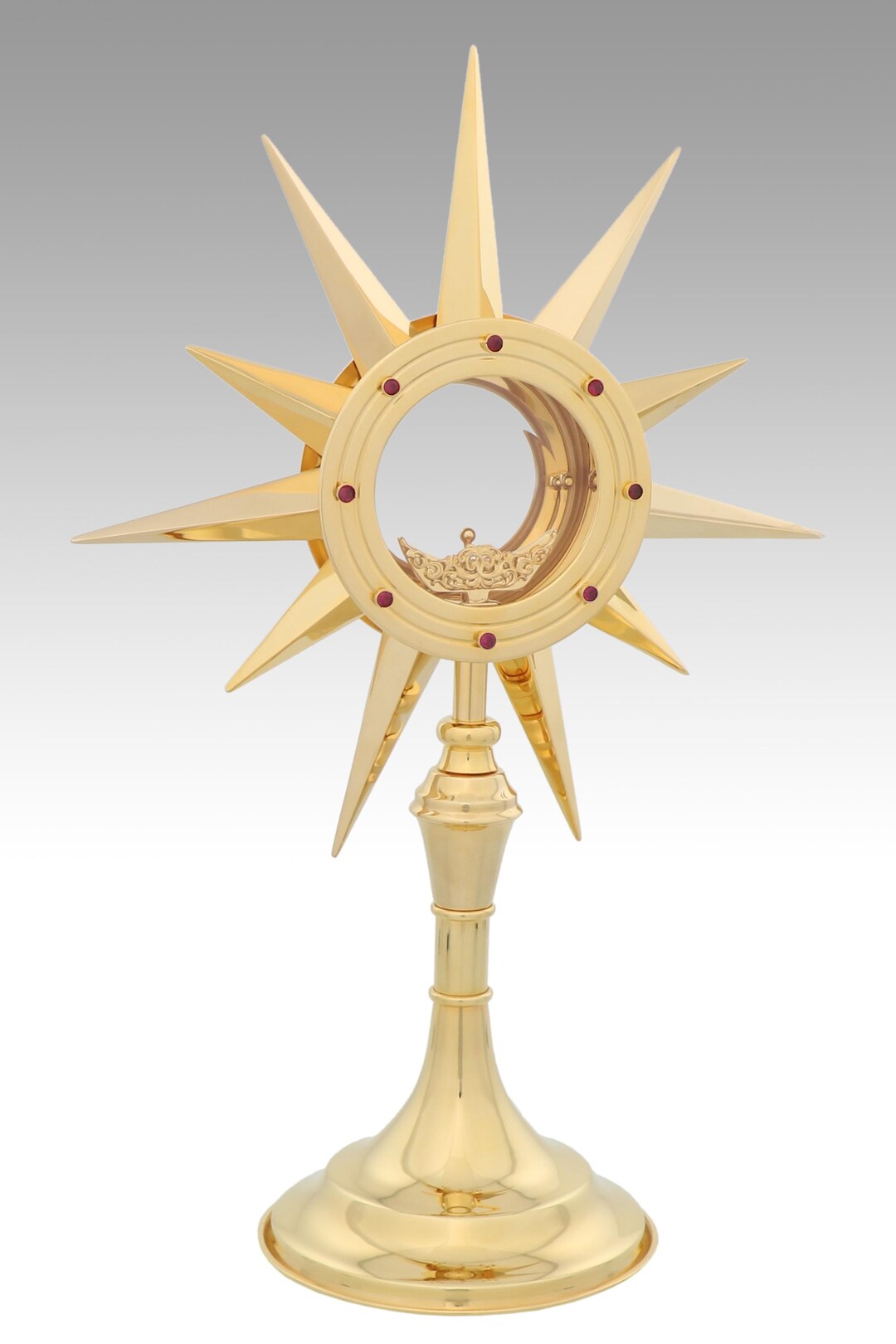 Monstrance Monstrance Hand Assembled Height Cm. 44 (17 1/4") Host ...