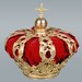 Spanish Royal CROWN Sterling Silver "800" Silver + 24k Gold Plated ...