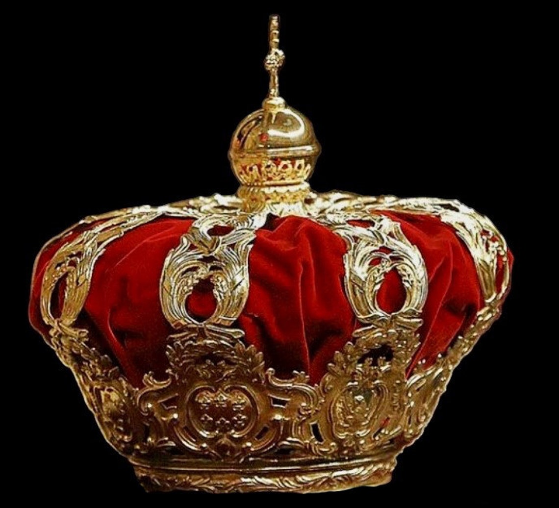 Spanish Royal Crown Spanish Royal Crown Sterling Silver "800" + 24k ...