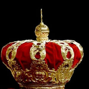 Royal Spanish CROWN in Electrolytic Gold-plated Brass. Exact ...