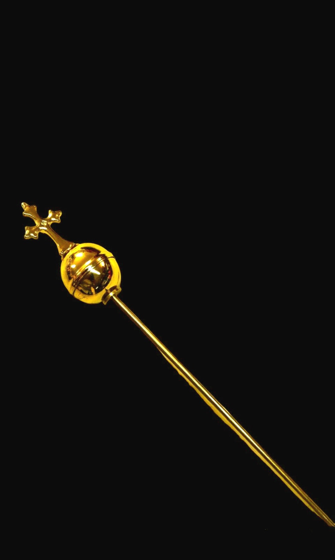 IMPERIAL Scepter Hand Assembled Brass Gold Plated Different Heights ...