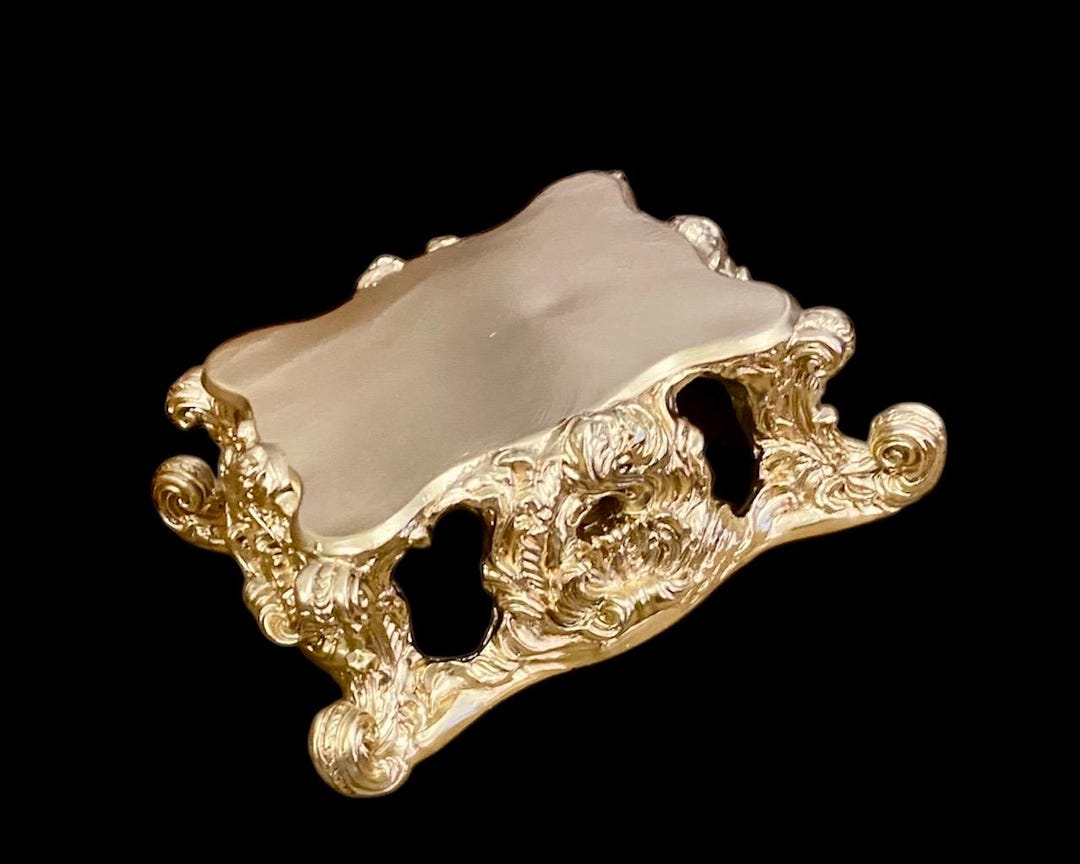 Rectangular Base (pedestal) Support Statue in Resin Carved by Hand - Etsy