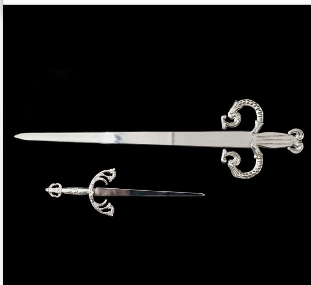 Statue of Our Lady of Sorrows 7 Sorrows, Decorative Sword for Costume ...