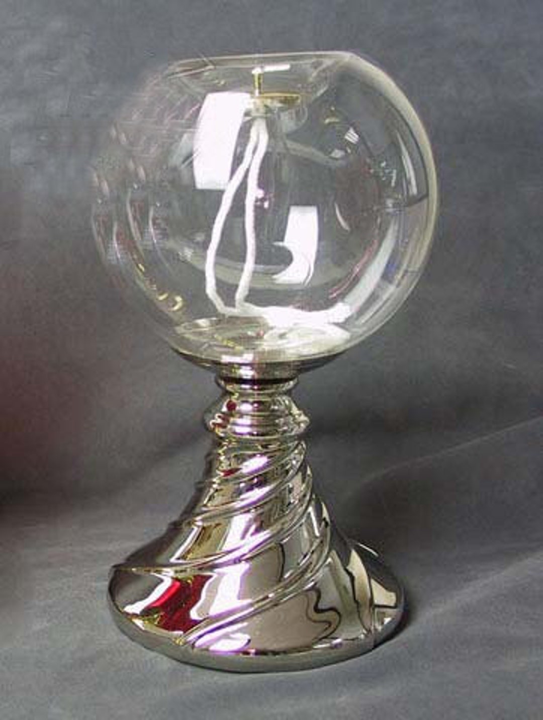 TRANSPARENT ALTAR SPHERE With Liquid Wax Height 40 Cm Long Lasting - Etsy