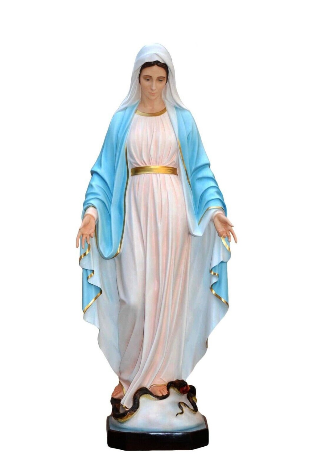 Handcrafted Fiberglass Our Lady of Grace Outdoor/indoor Use. Miracles ...