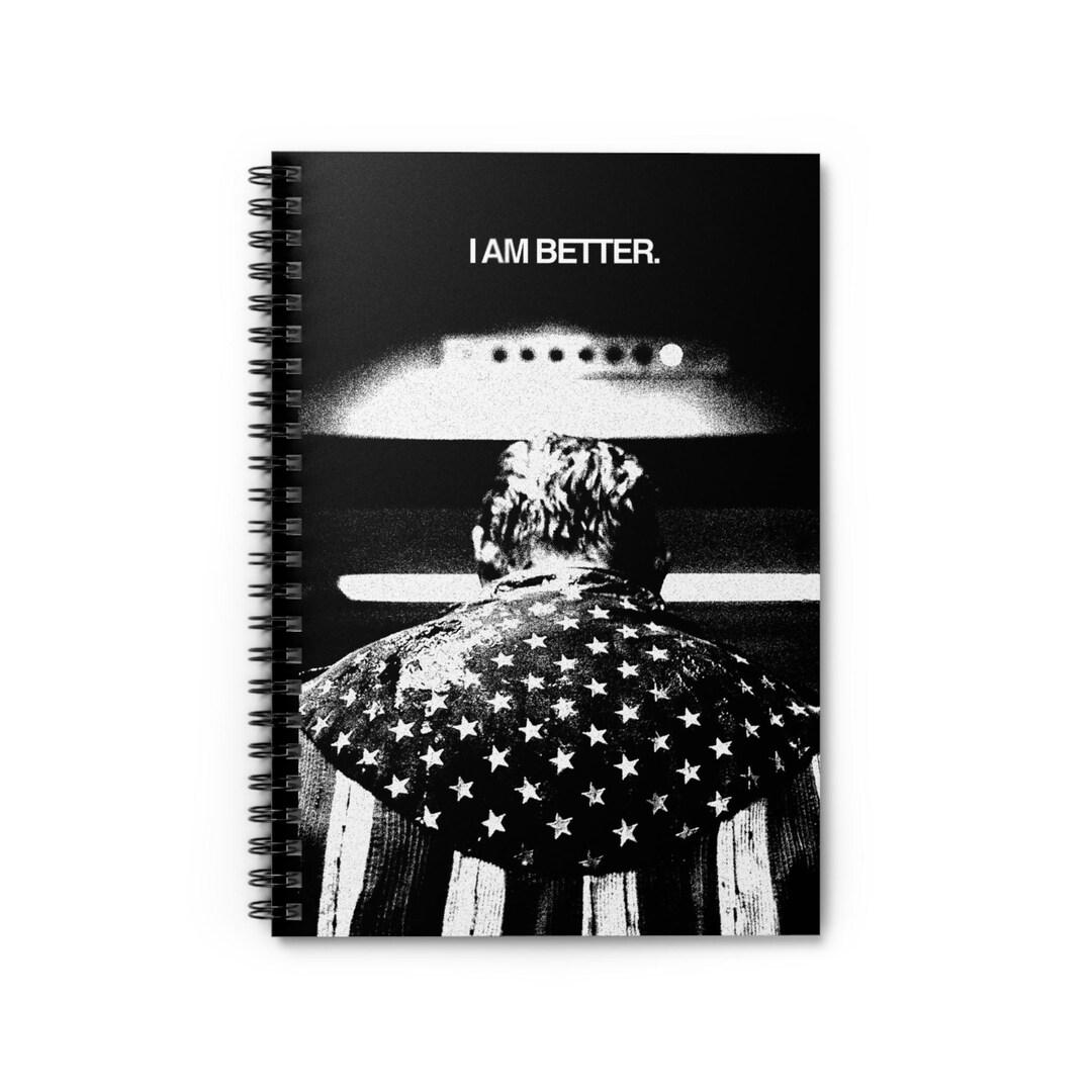 Homelander the Boys i Am Better Spiral Notebook Ruled Line - Etsy