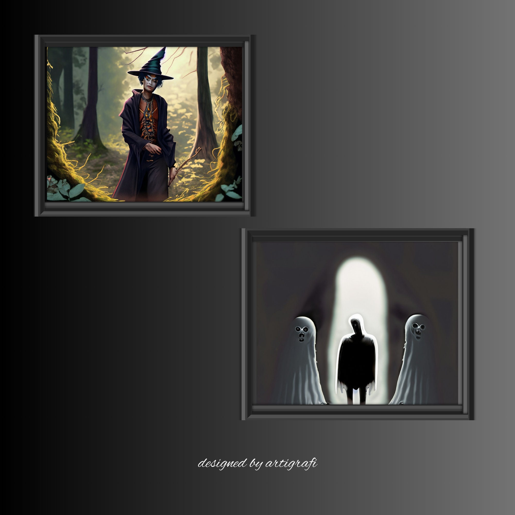 11 Halloween Posters Printable Posters Halloween Decoration Halloween ...