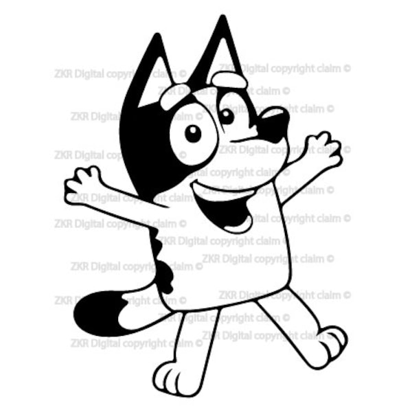 Bluey Svg Cricut - Etsy