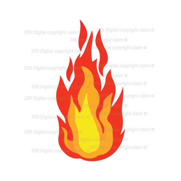 Flame Svg - Etsy