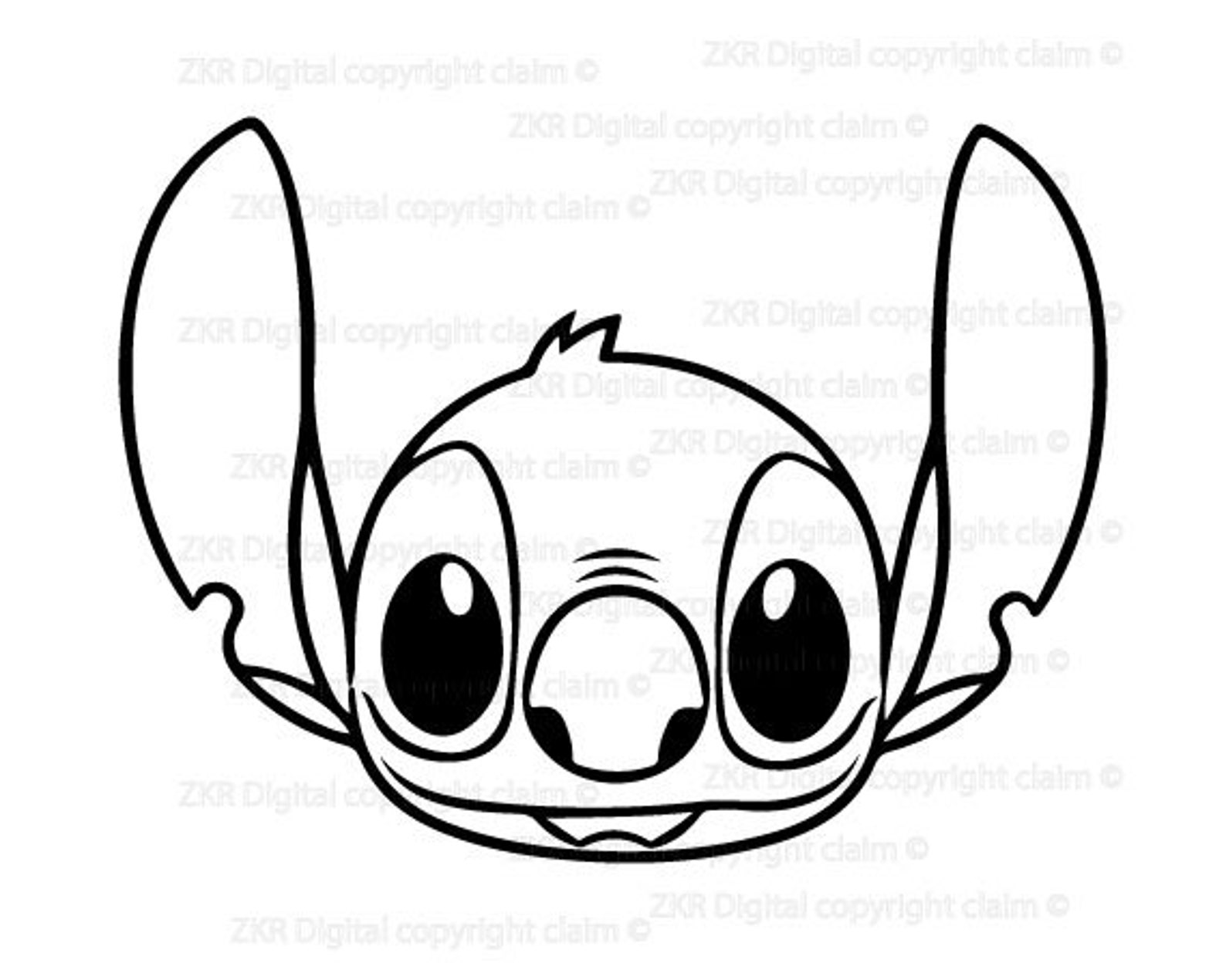 Stitch SVG, Stitch Face Svg, Happy Stitch Face, Stitch, Face Svg ...