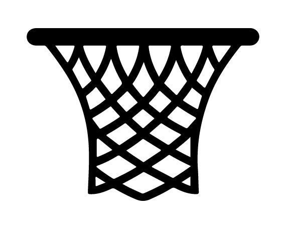 Basketball Hoop SVG Basketball SVG Cut Files Basketball Hoop Vector ...