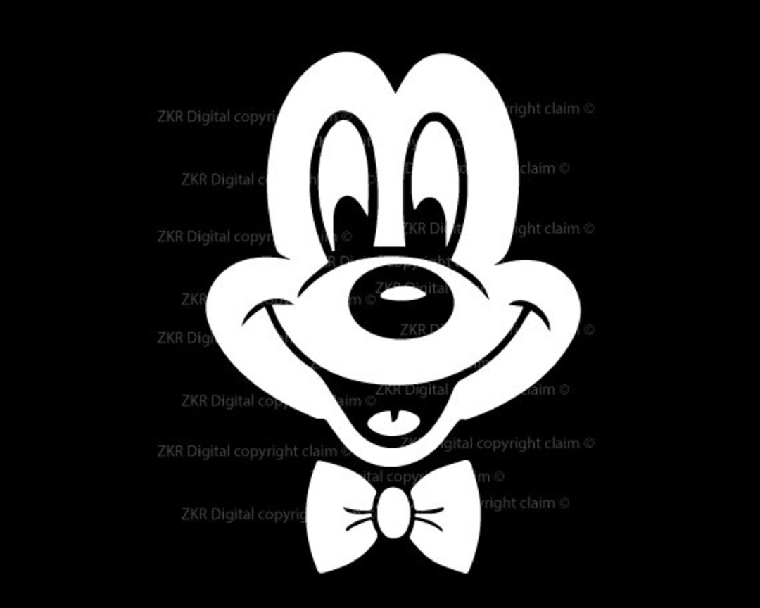 Mickey Mouse Face Svg Mickey Mouse Head Svg Png for Cricut - Etsy