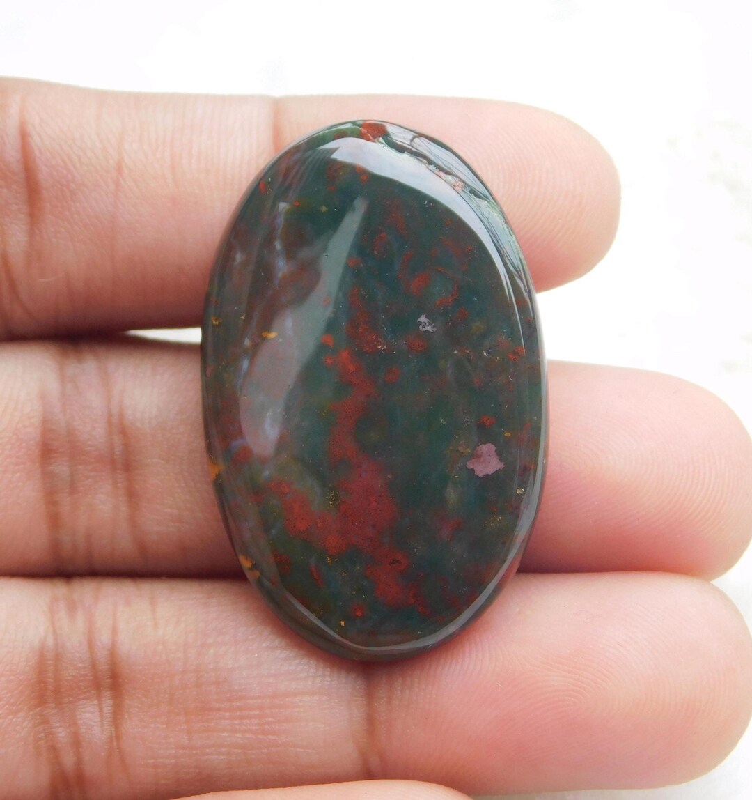 A1 Quantity Blood Stone Gemstone Natural Blood Stone Cabochon Loose ...