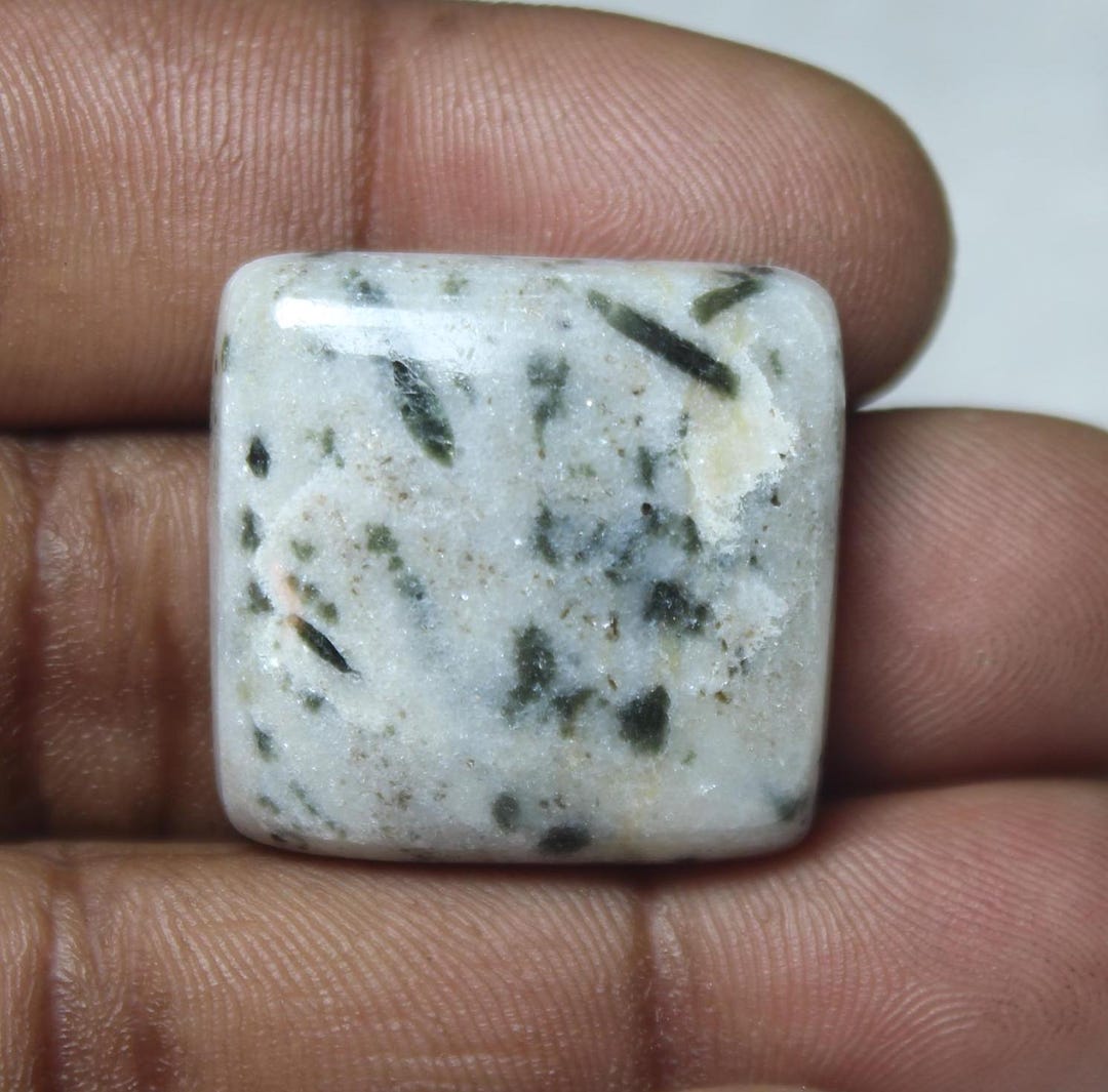 A+++ Rare Quality! White Tourmaline Gemstone, White Black Tourmaline ...