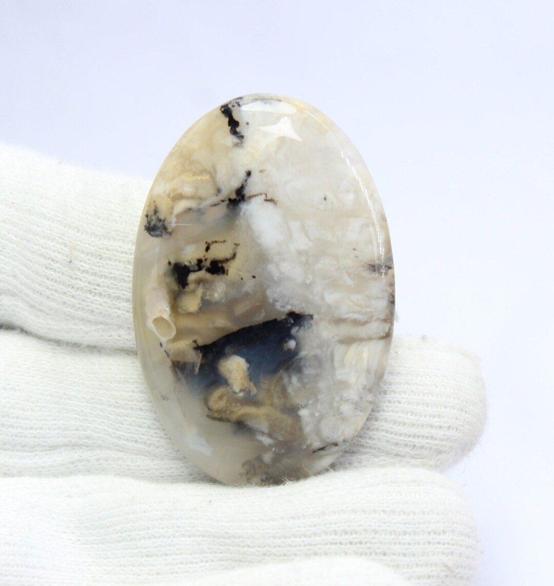 Natural Tiger Dendrite Agate Stone Loose Dendrite Stone for Jewellery ...