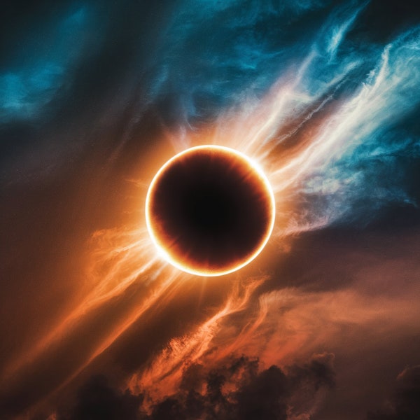 Solar Eclipse God - Etsy