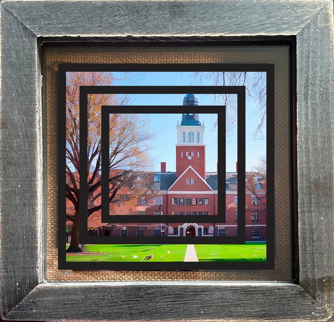 Shadow Box of Harvard University - Etsy