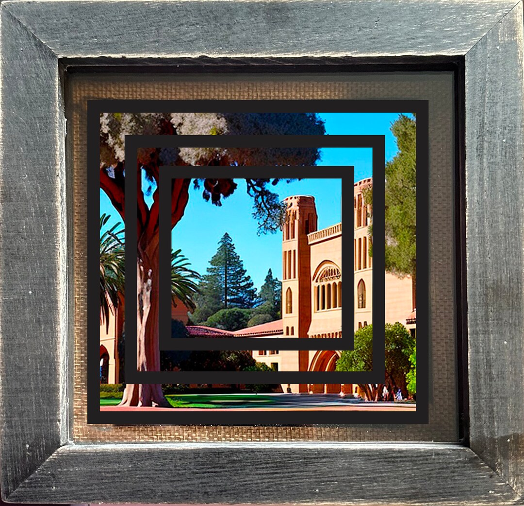 Shadow Box of Stanford University - Etsy