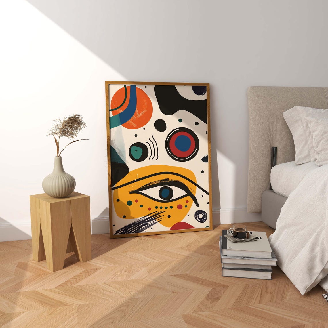 Colorful Abstract Art Print Printable Abstract Art Modern Vibrant Art ...