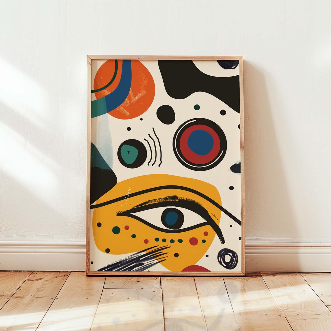 Colorful Abstract Art Print Printable Abstract Art Modern Vibrant Art ...