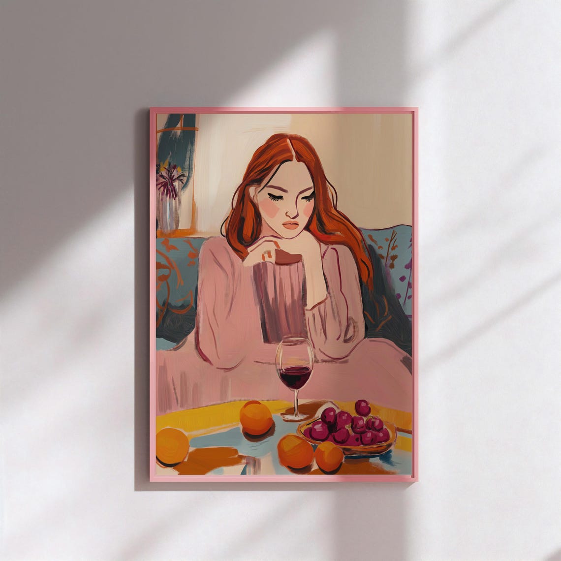 Feminine Vibrant Wall Art | Maximalist Wall Art | Preppy & Eclectic ...