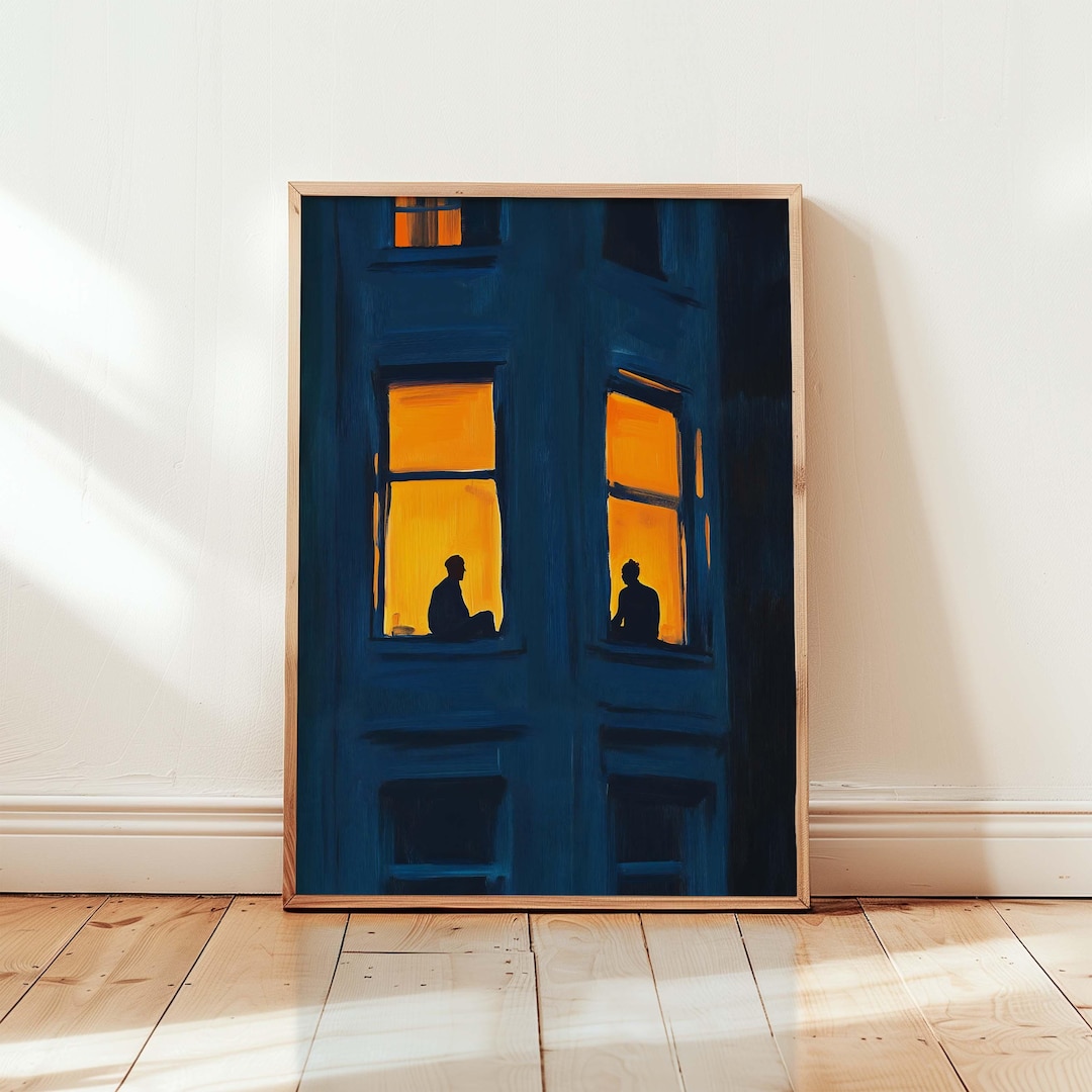 Urban Wall Decor | Modern Colorful Art | Minimalist Apartment Scene ...