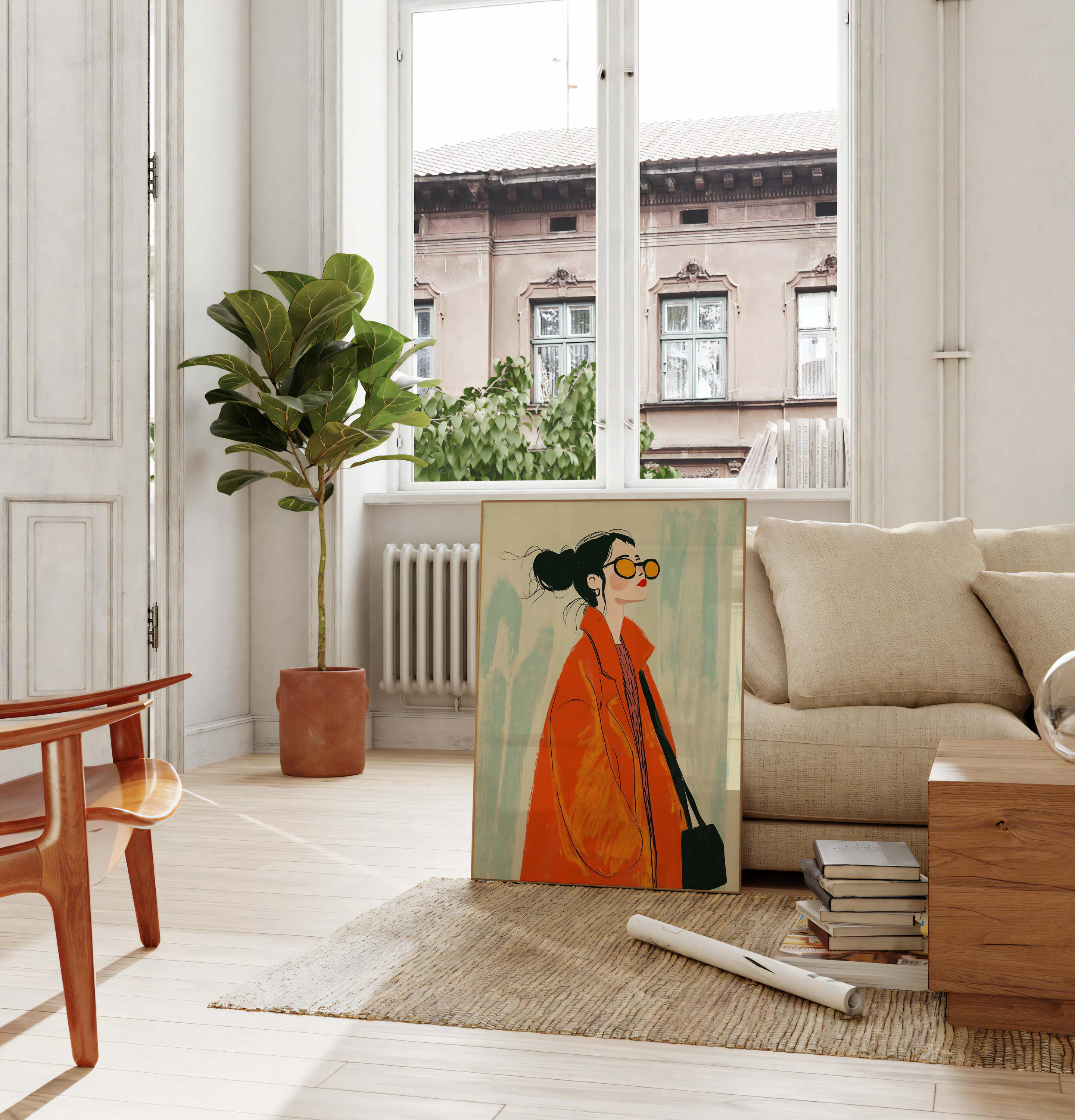 Japan Street Style Fashion Print | Eclectic Pop Art Woman | Whimsical ...