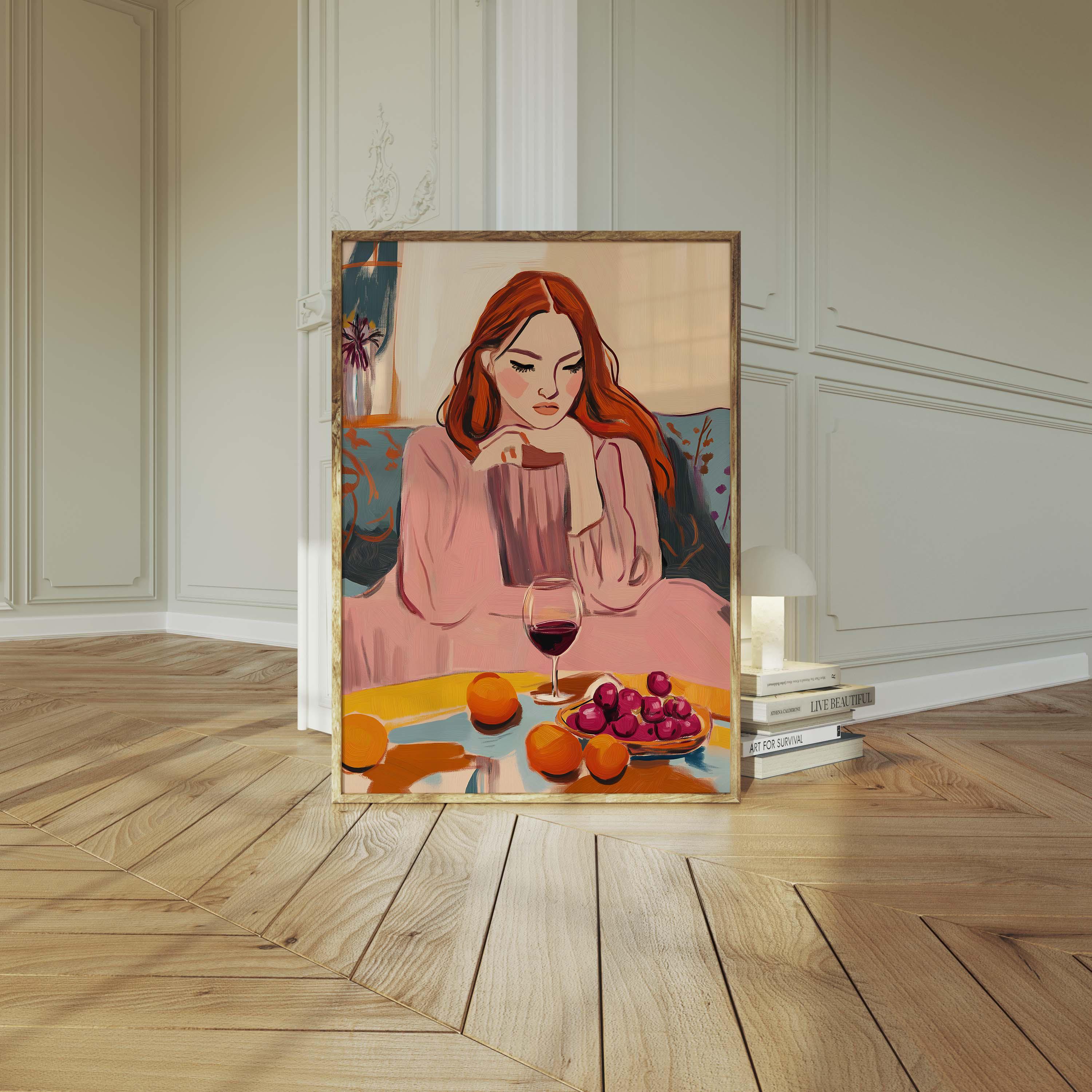 Feminine Vibrant Wall Art | Maximalist Wall Art | Preppy & Eclectic ...