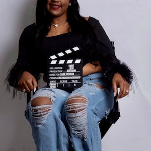 Personalised Clapper Board Theme Party Music for Him for Her Occasion ...