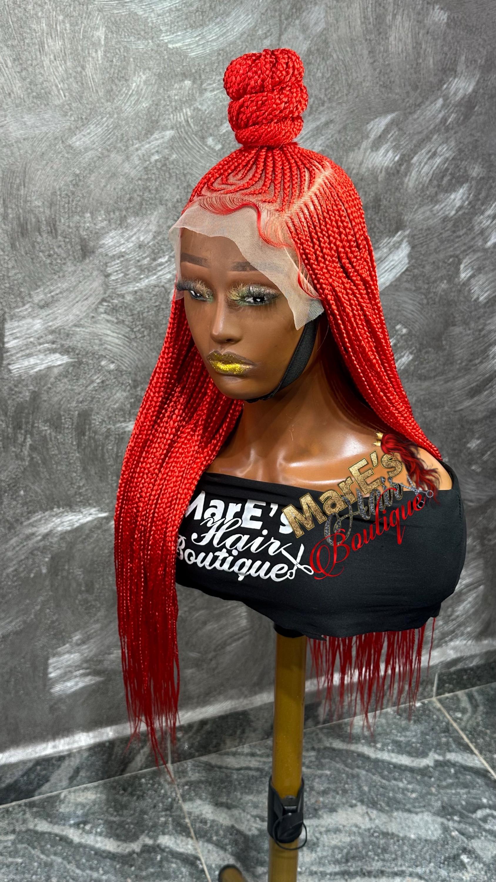 Braided Wigs,lace Frontal, Braided Wigs for Blackwomen,freeshipping ...