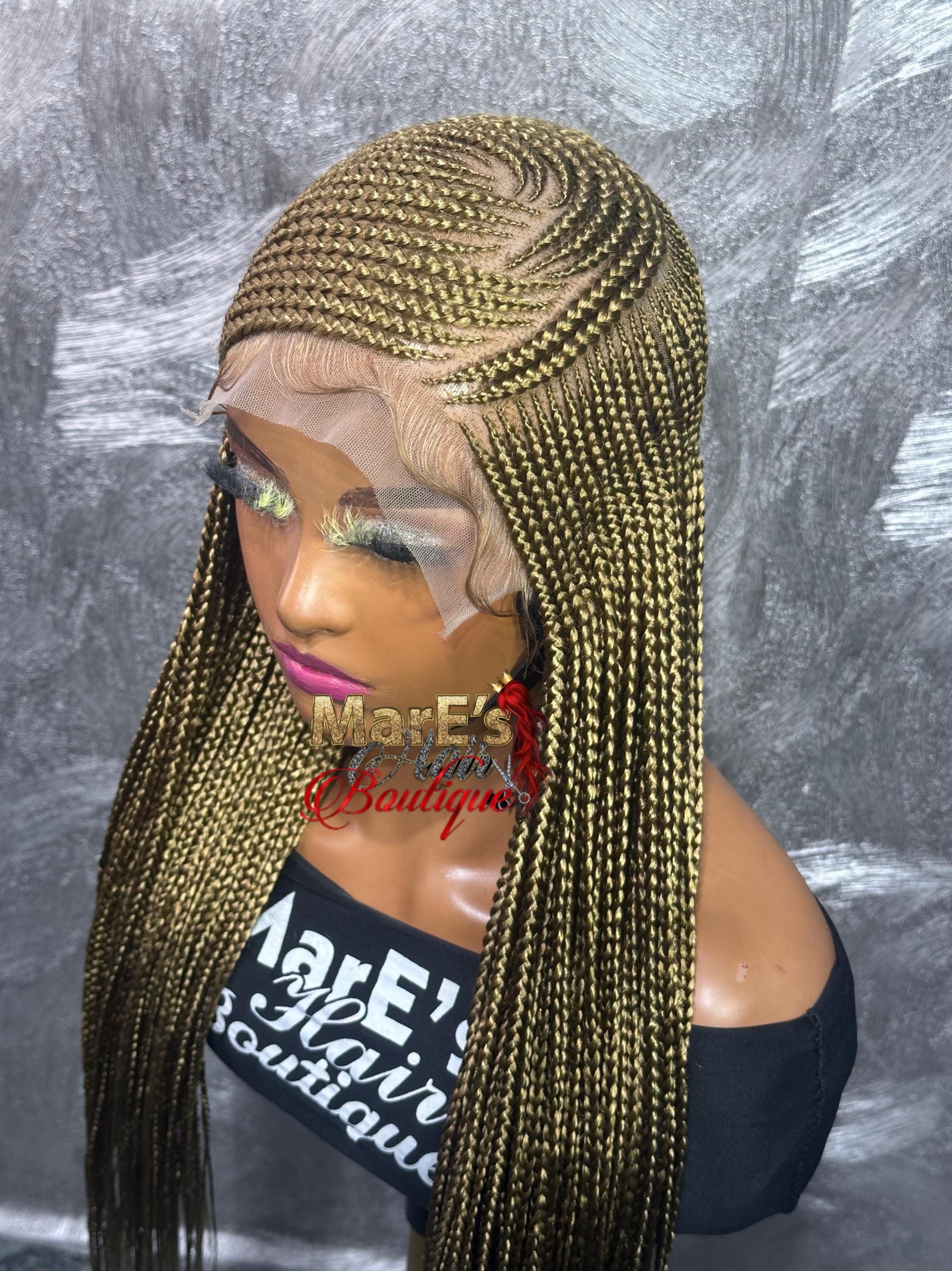 Braided Wigs,lace Frontal, Braided Wigs for Blackwomen,freeshipping ...