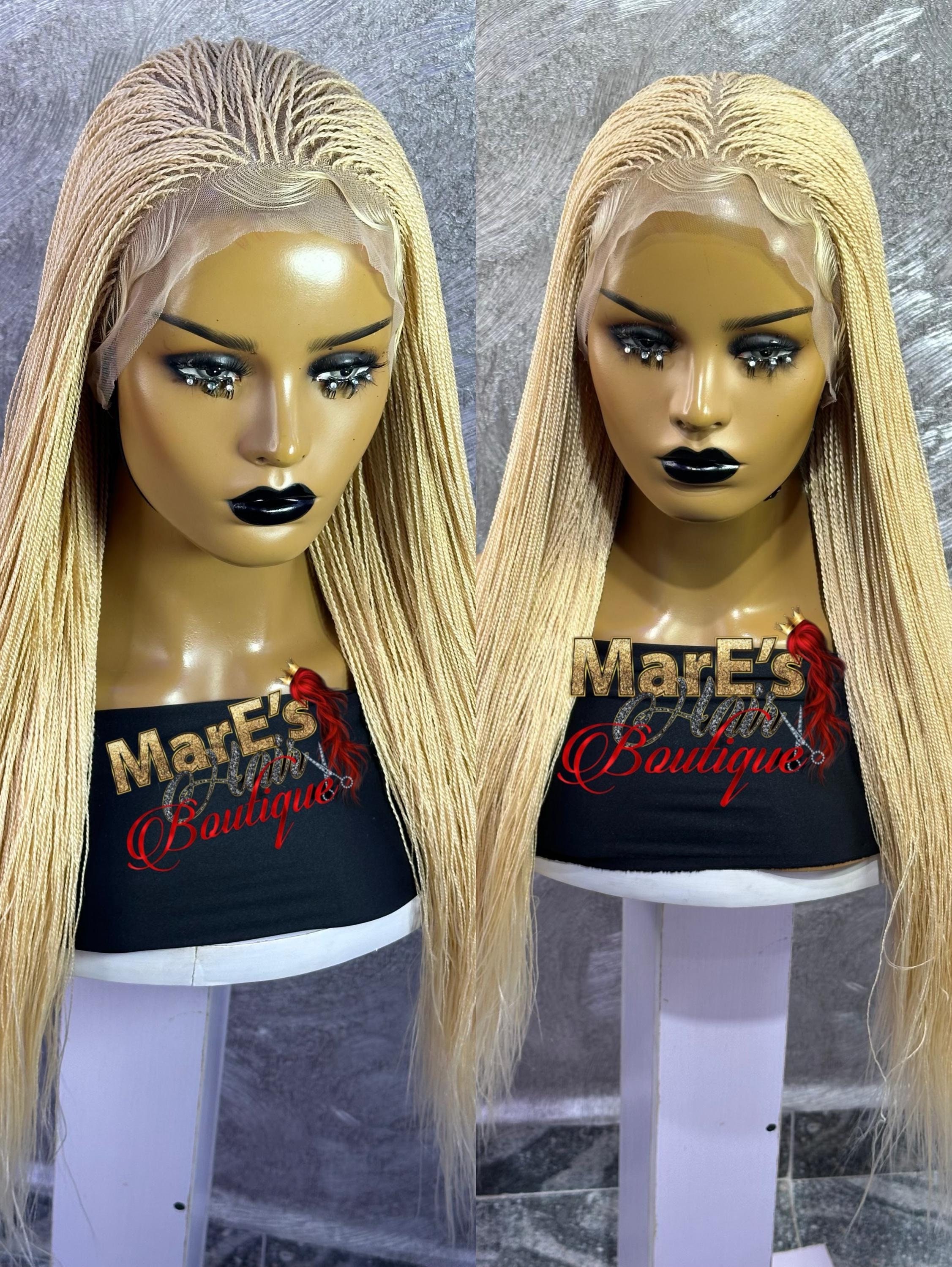 Braided Wigs,lace Frontal, Braided Wigs for Blackwomen,braids, Cornrow ...