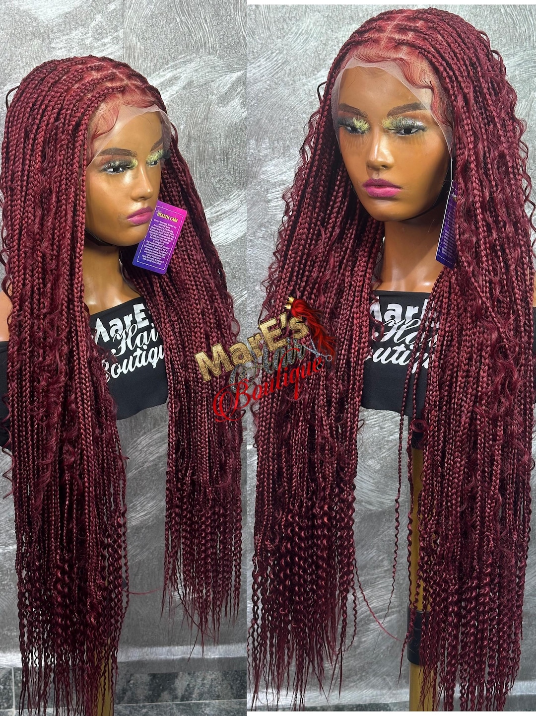 Braided Wigs,lace Frontal, Braided Wigs for Blackwomen,freeshipping ...