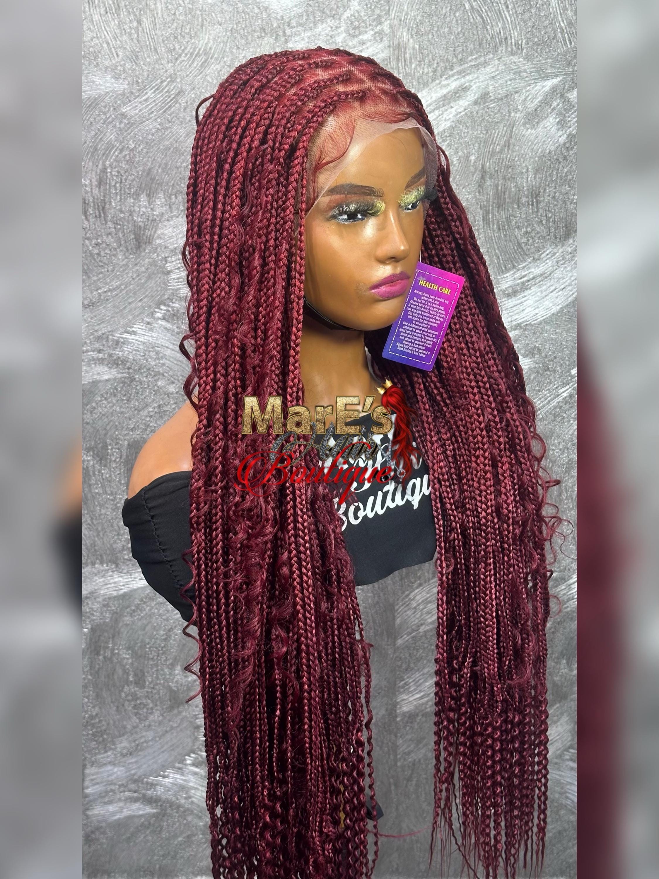 Braided Wigs,lace Frontal, Braided Wigs for Blackwomen,freeshipping ...