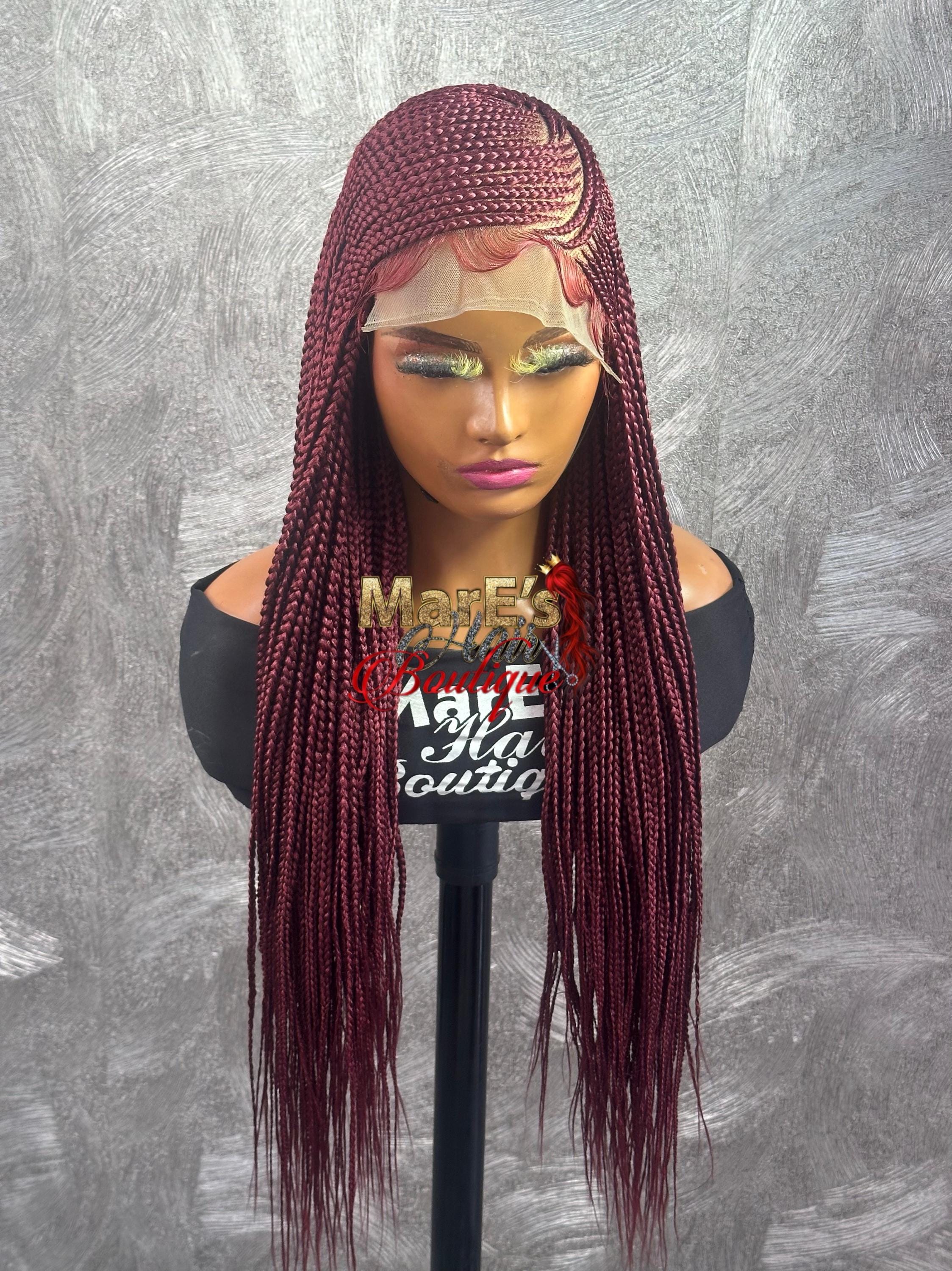 Braided Wigs,lace Frontal, Braided Wigs for Blackwomen,freeshipping ...