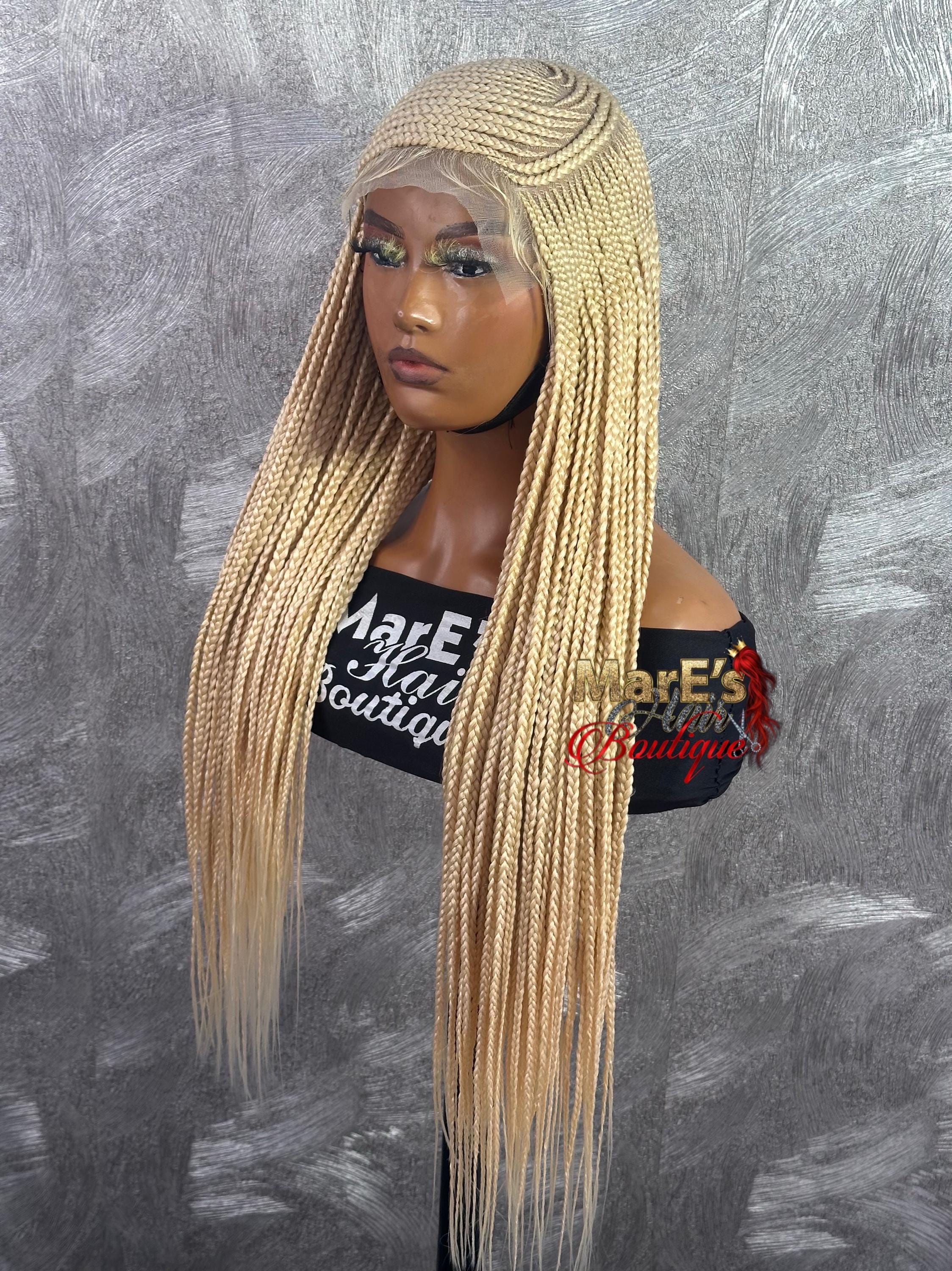 Braided Wigs,lace Frontal, Braided Wigs for Blackwomen,freeshipping ...