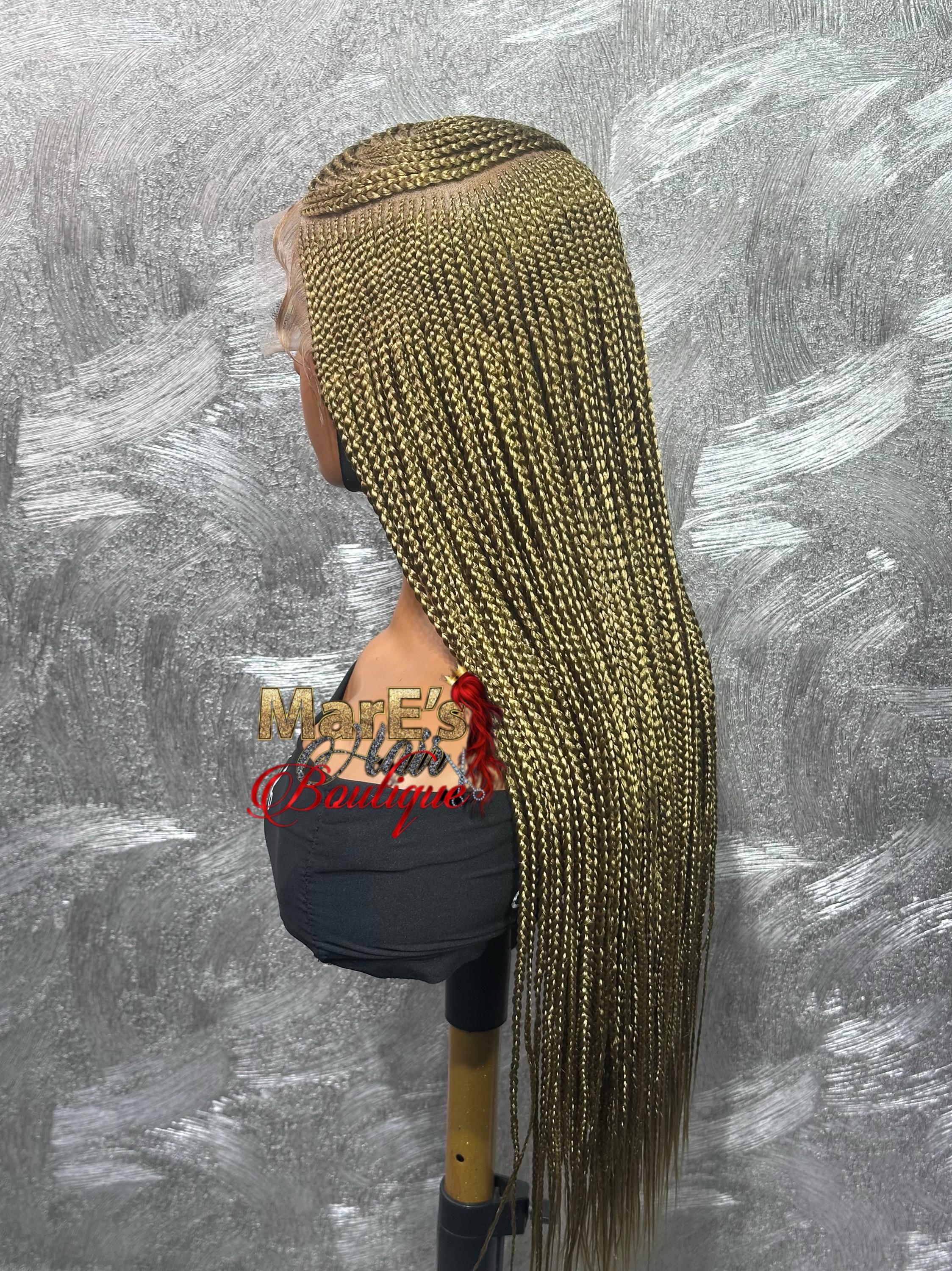 Braided Wigs,lace Frontal, Braided Wigs for Blackwomen,freeshipping ...