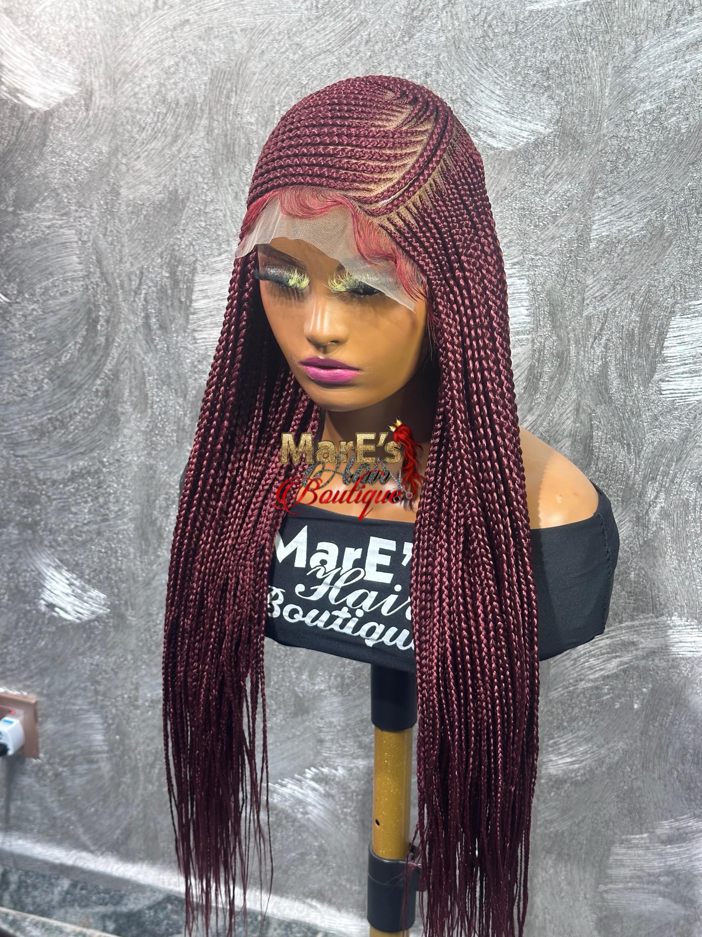 Braided Wigs,lace Frontal, Braided Wigs for Blackwomen,freeshipping ...