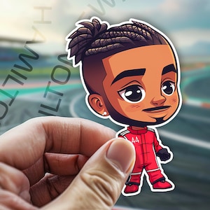 Lewis Hamilton Sticker | Formula 1 | Motorsport Sticker | F1 | Ferarri ...