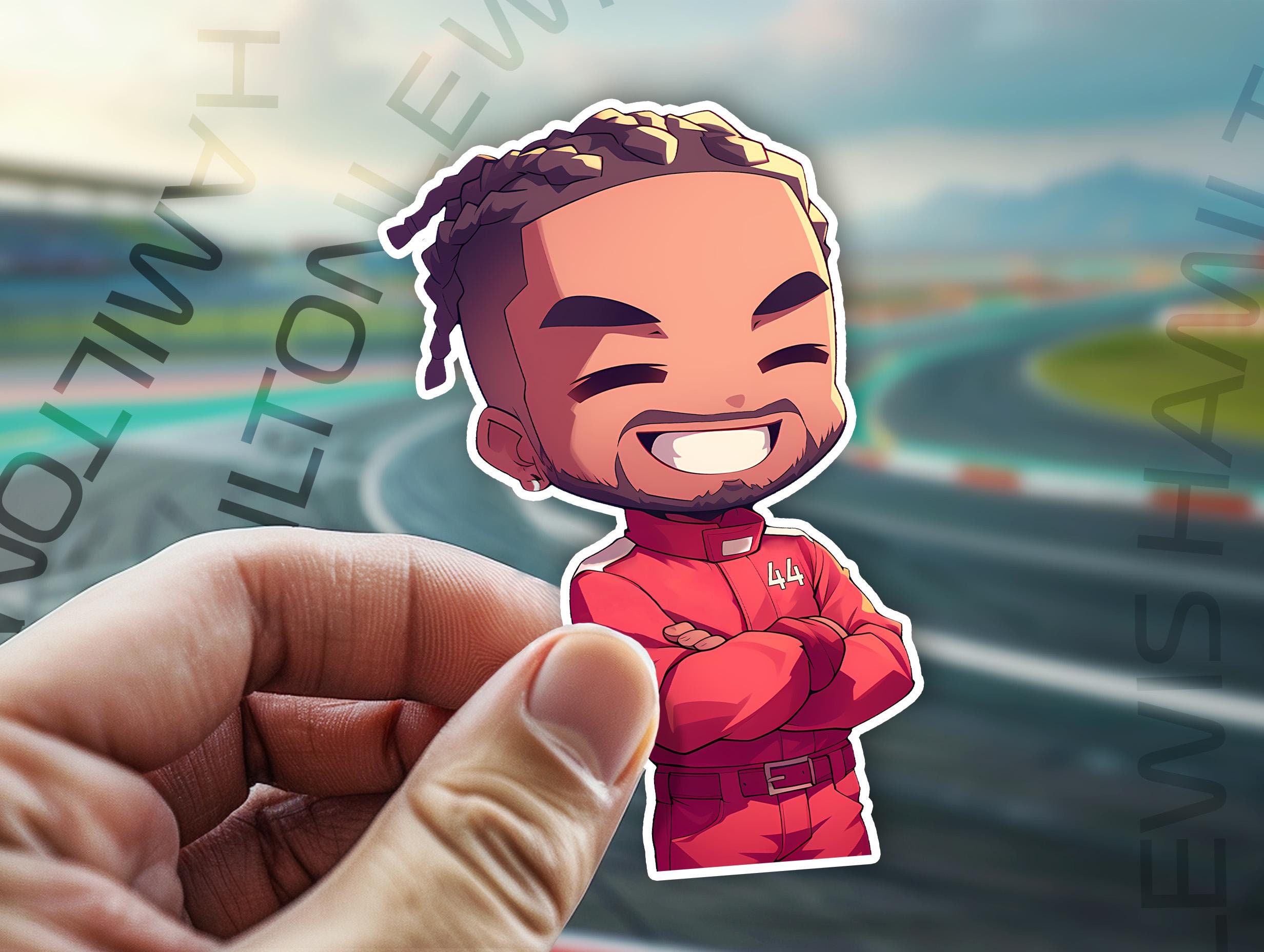 Lewis Hamilton Sticker | Formula 1 | Motorsport Sticker | F1 | Ferarri ...