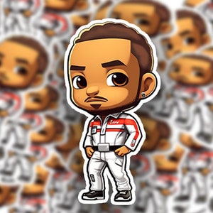 Lewis Hamilton Sticker | Formula 1 | Motorsport Sticker | F1 ...