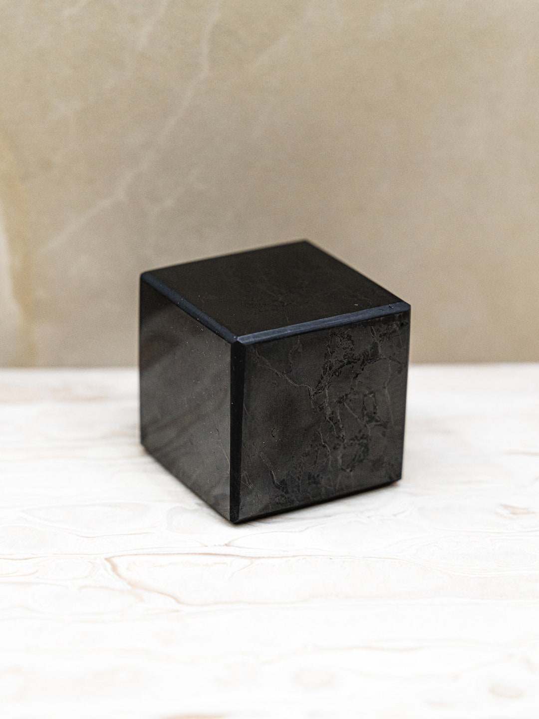 Shungite Cube 2 Inch, Stone Cube for Meditation, EMF Protection ...