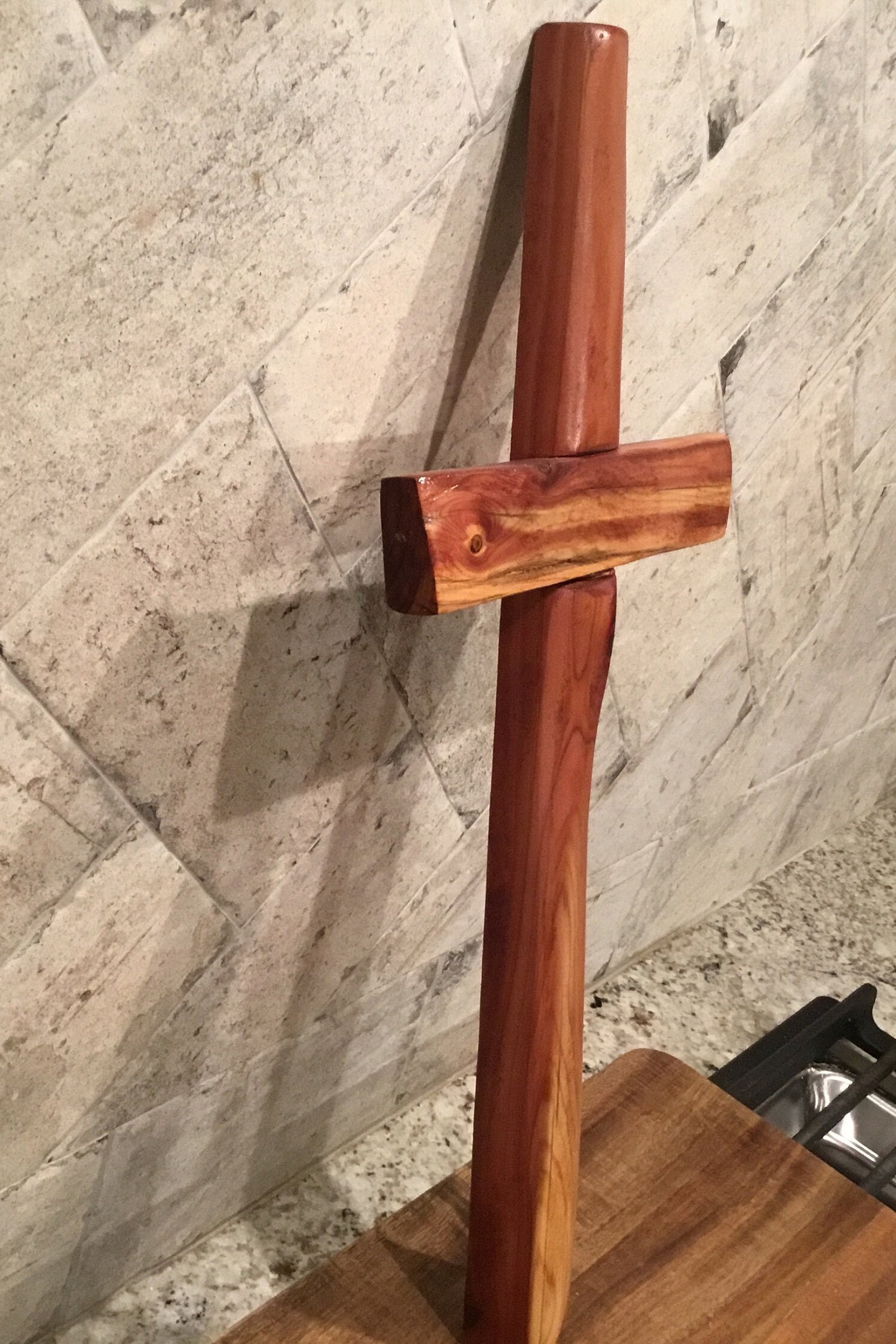 17x7 Handcrafted Cedar Cross - Etsy