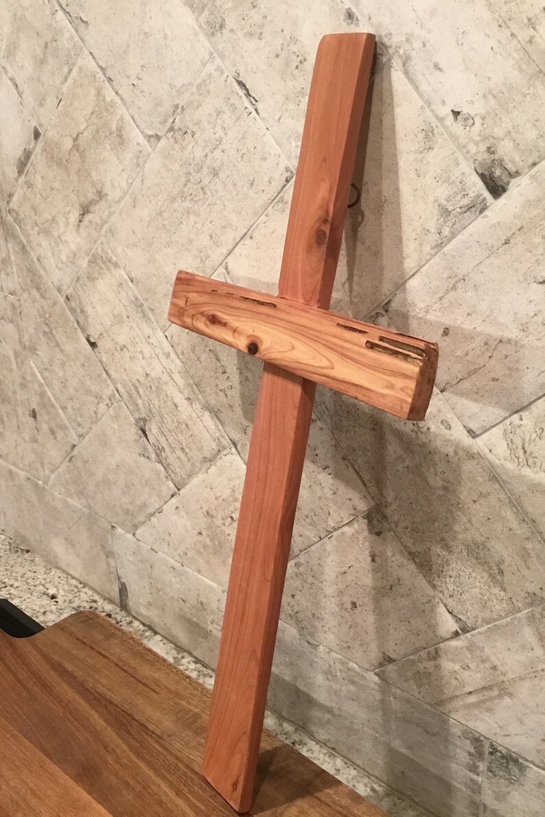 19x9 Handcrafted Cedar Cross - Etsy