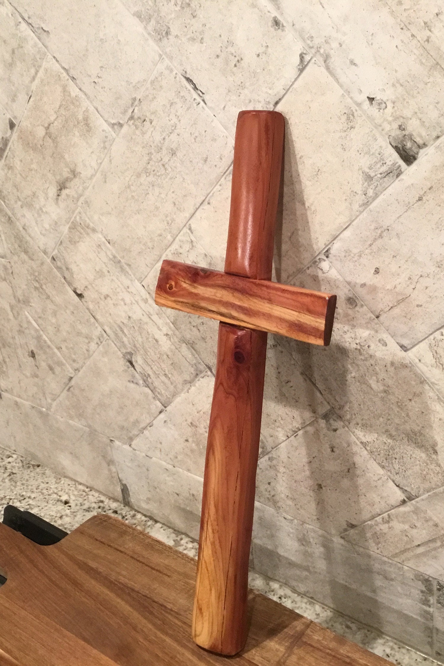 17x7 Handcrafted Cedar Cross - Etsy