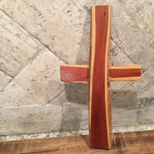 10x6 Handcrafted Live Edge Cedar Cross - Etsy