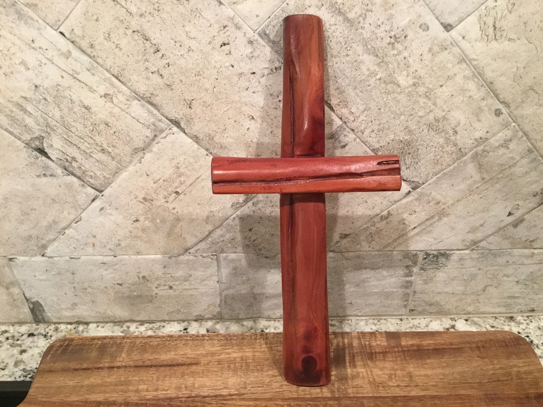 11x6 Handcrafted Cedar Cross - Etsy