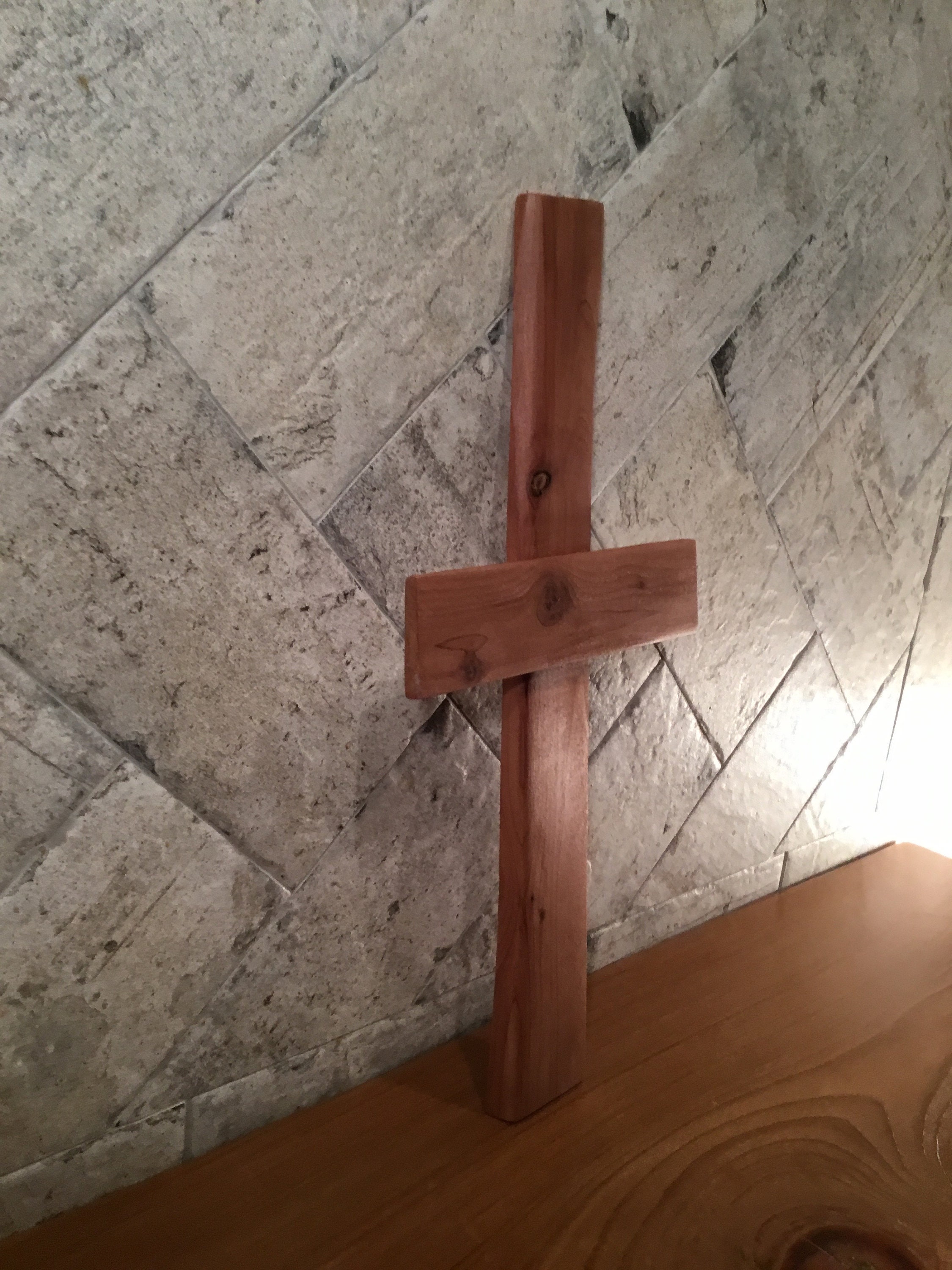 14 X 8.5 Handcrafted Cedar Cross - Etsy