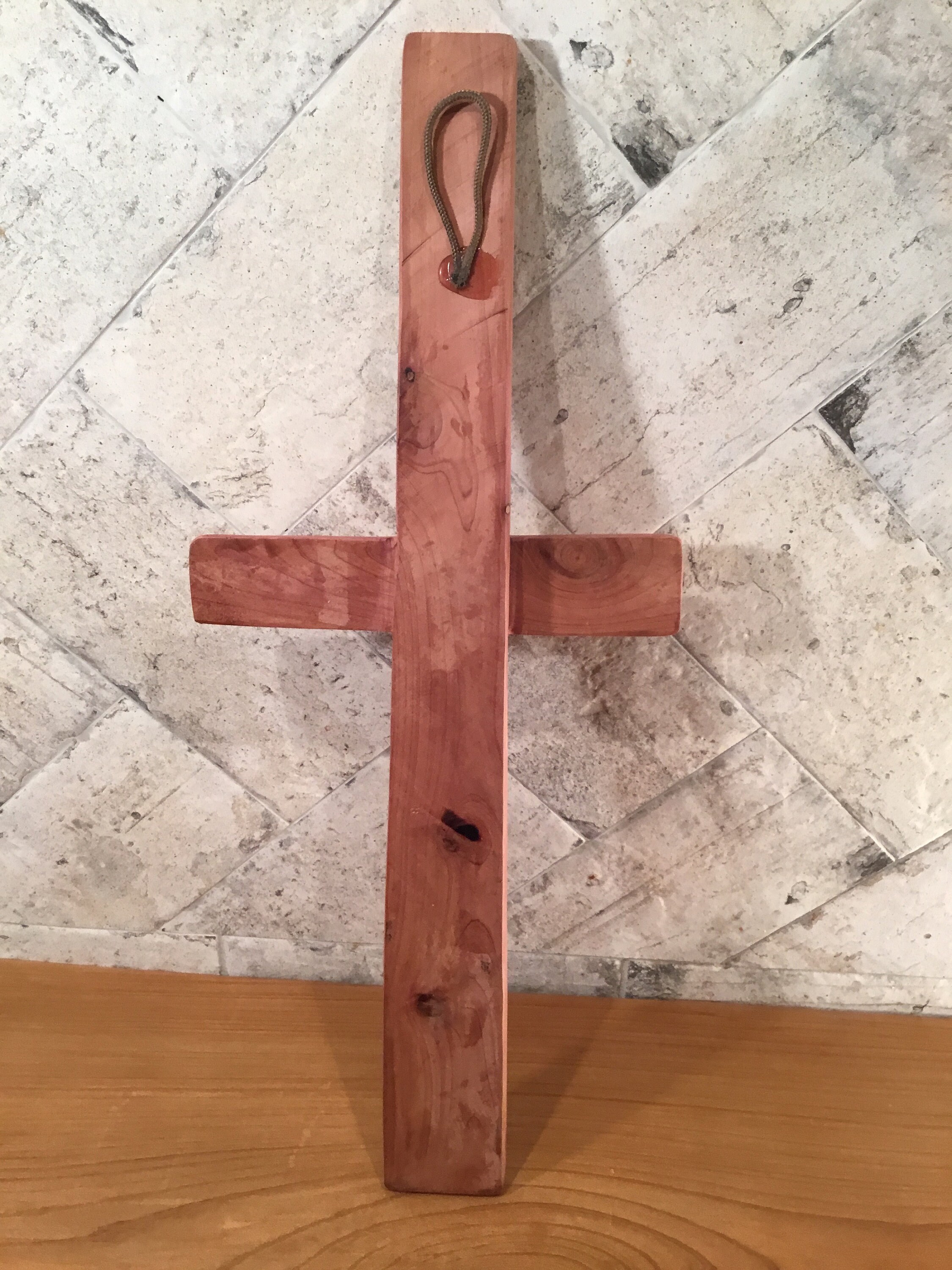 17 X 7 Handcrafted Cedar Cross - Etsy